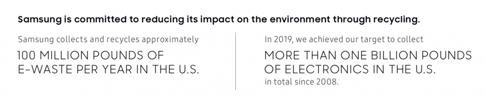 Environmental Sustainability – Samsung in America