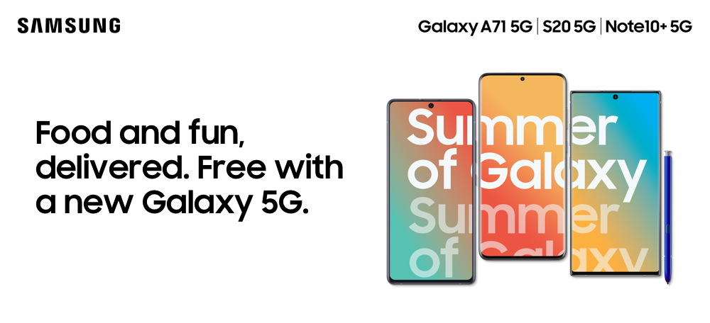 Be the First to Experience 5G Connectivity with the Summer of Galaxy