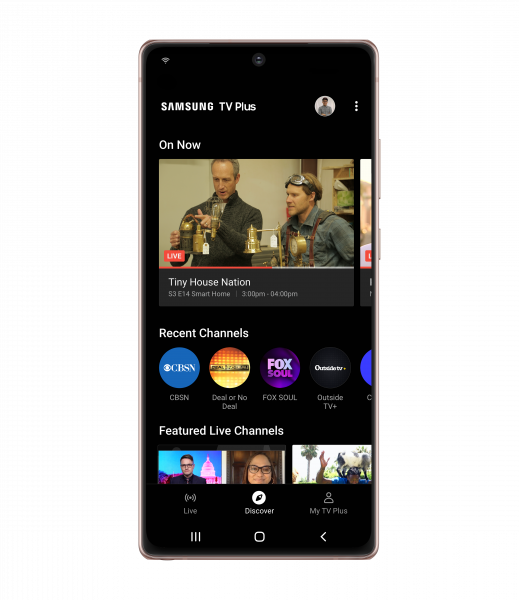 [Update] Samsung TV Plus To Debut on Select Galaxy Smartphones