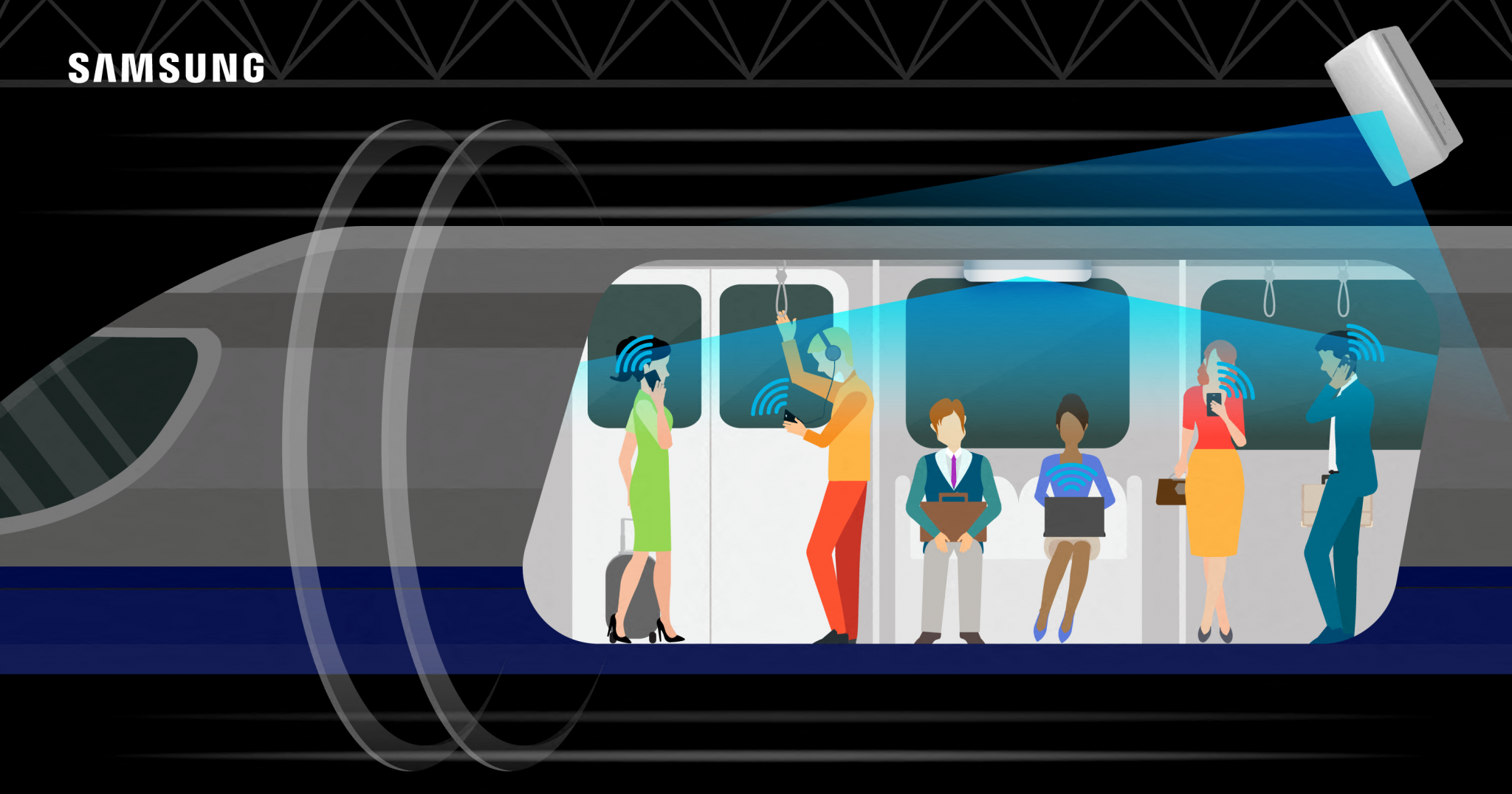 Samsung Utilizes 5G mmWave to Boost Wi-Fi Connections in Subways