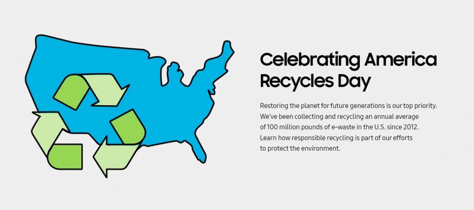 Celebrating America Recycles Day