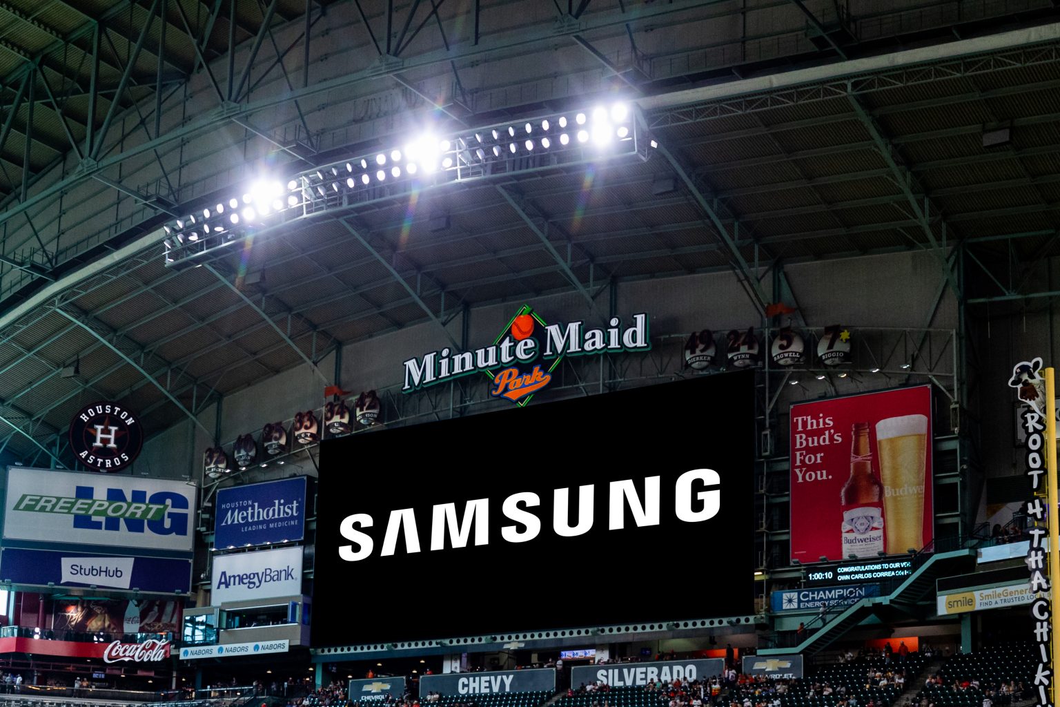 World Champion Houston Astros Draft Samsung to Transform Minute Maid ...