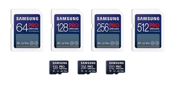 Samsung Unveils New PRO Ultimate Memory Cards