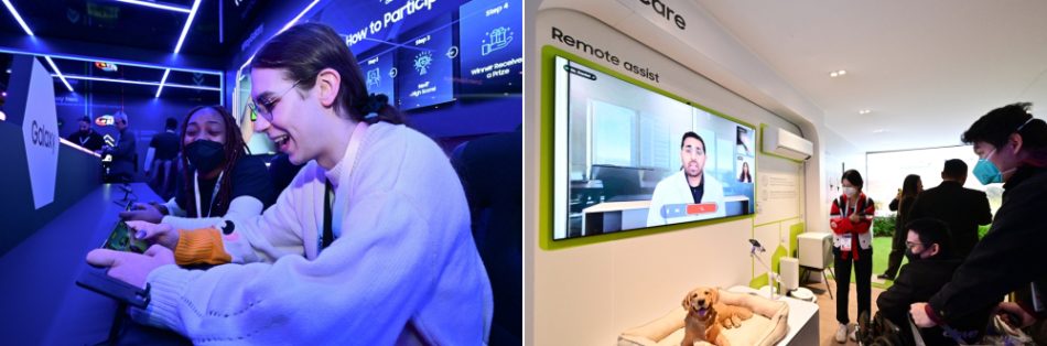 Glance at Samsung’s Booth Themed ‘AI for All’