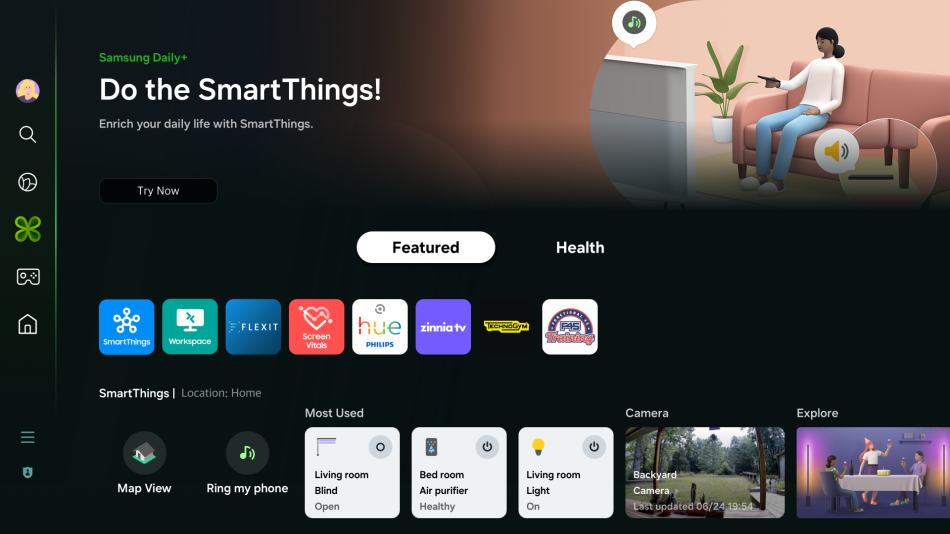 SmartThings Creates TV-Centered Smart Home Experiences for Users