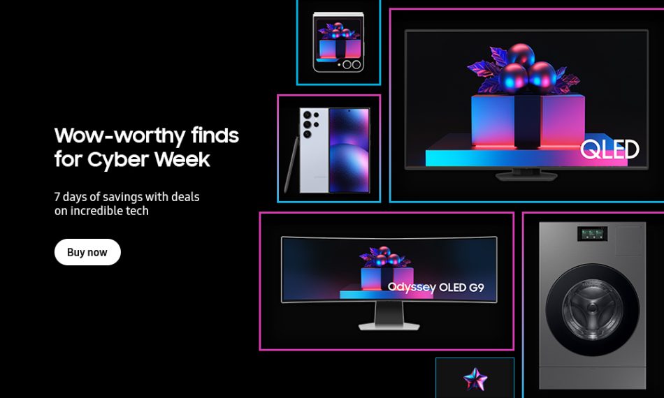 ‘Tis the Season of Savings at Samsung: Cyber Week Deals