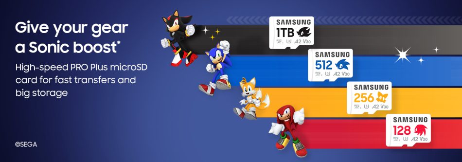 Sonic Speed has Arrived: Sonic the Hedgehog™ PRO Plus microSD Cards are ...