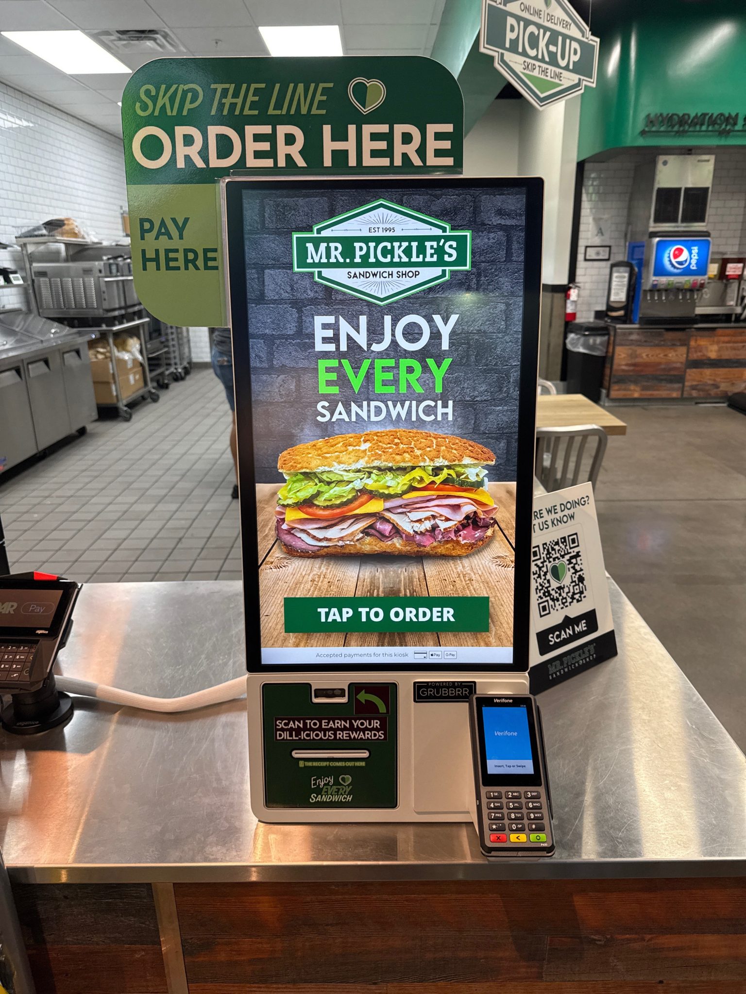 Mr. Pickle’s Sandwich Shop Launches Samsung Kiosks and Digital Menu Boards