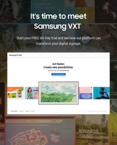 Samsung’s New VXT Release Introduces Enhanced Content and Screen ...