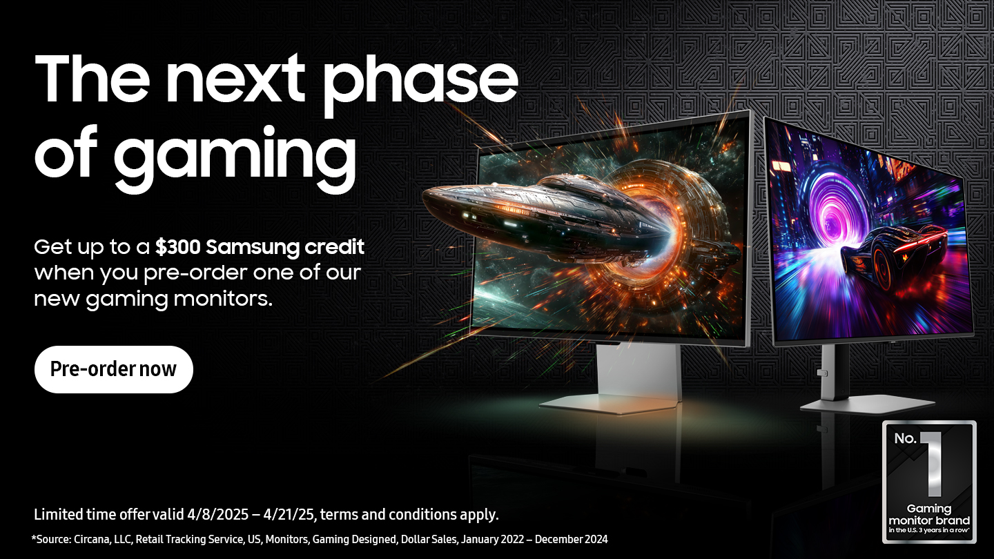 Samsung Odyssey Gaming Monitors Now Available to Pre-Order