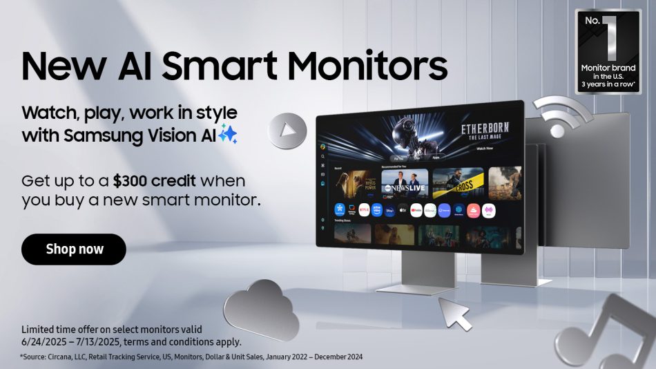 Buy Now: Samsung Releases Smart Monitor M9 With AI-Powered QD-OLED Display