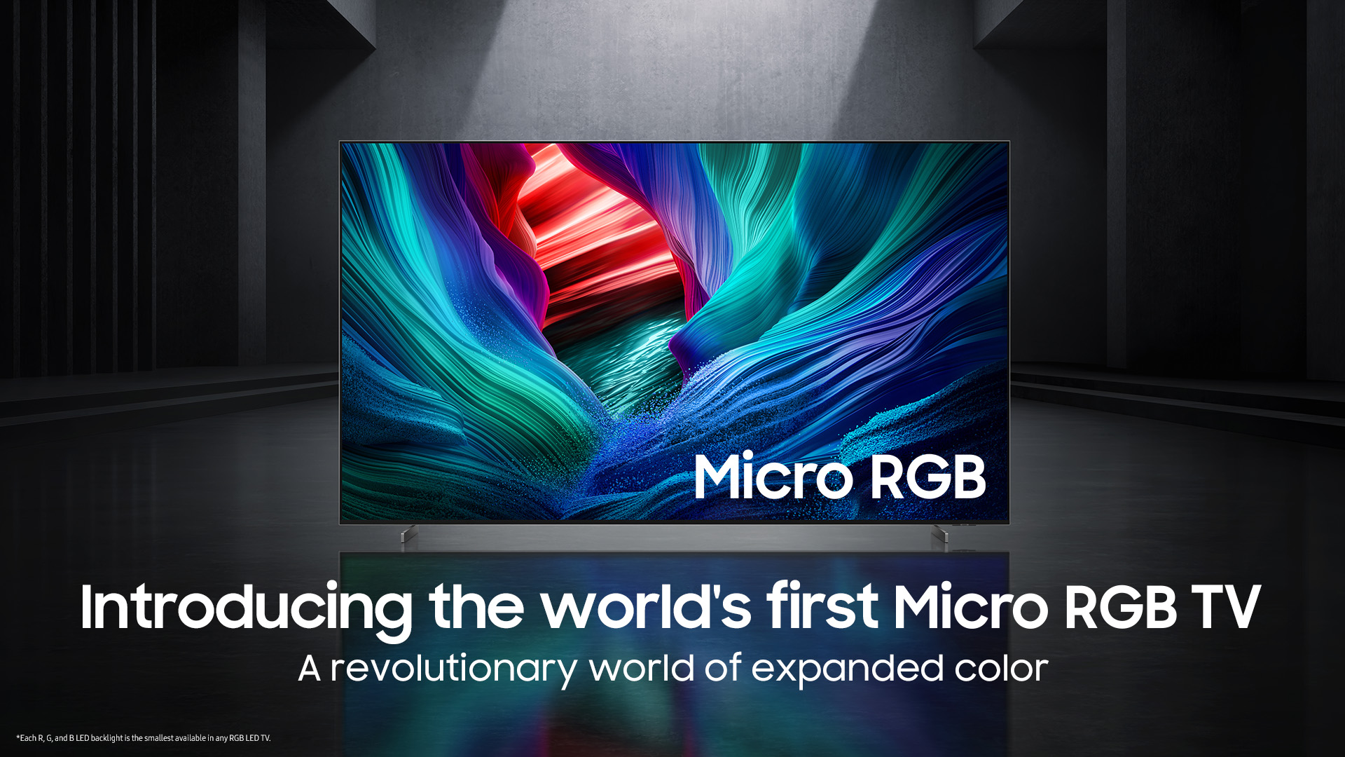 Samsung Launches World First Micro RGB TV